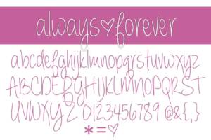 Always Forever Font Family - By Brittney Murphy Design
