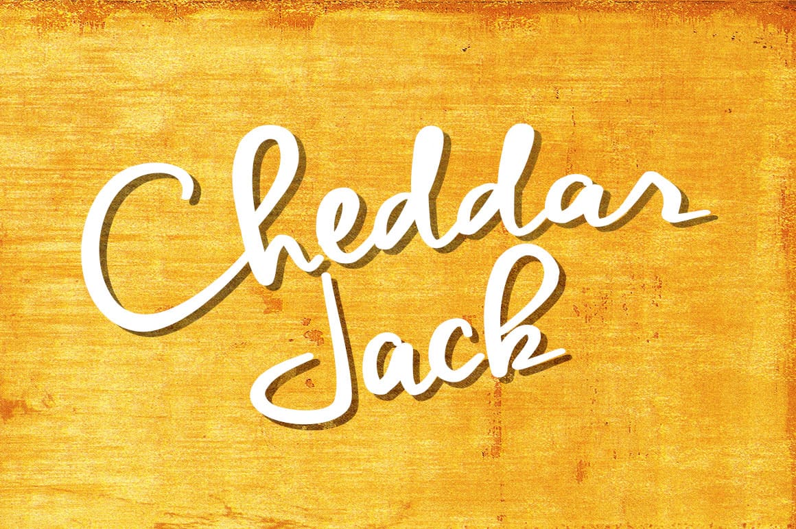 Cheddar Jack Font Font - Created by Brittney Murphy Design