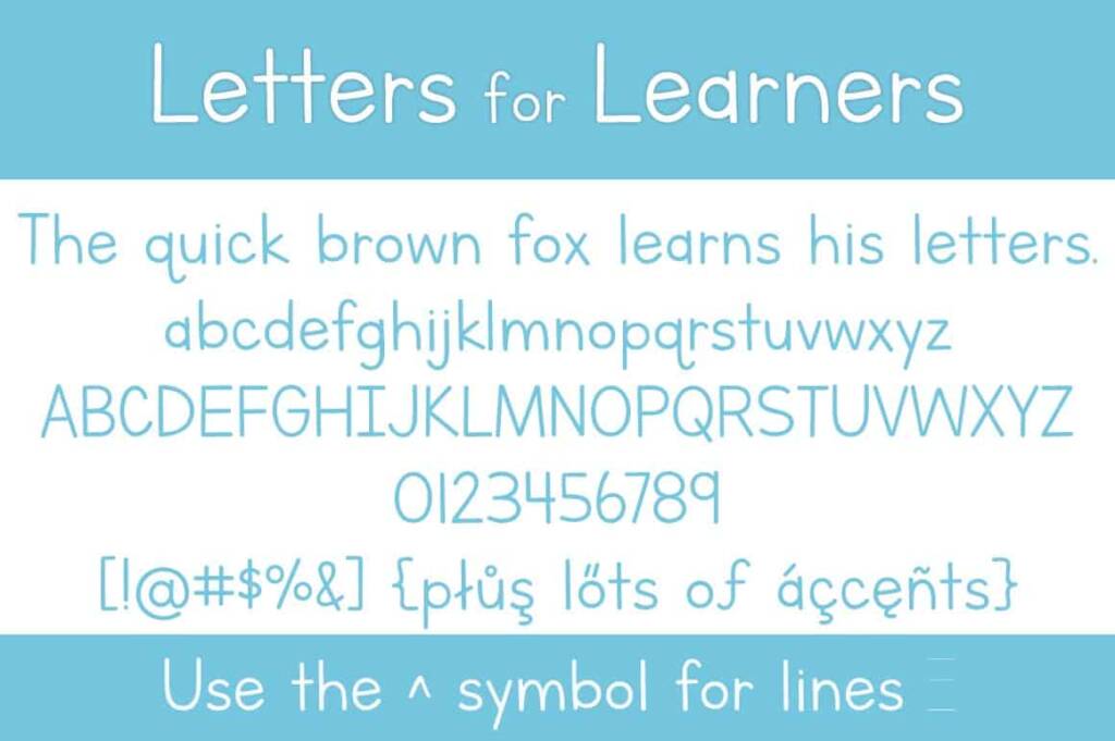 Letters for Learners Font Family - Brittney Murphy Design
