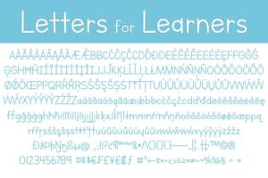 Letters for Learners Font Family - Brittney Murphy Design