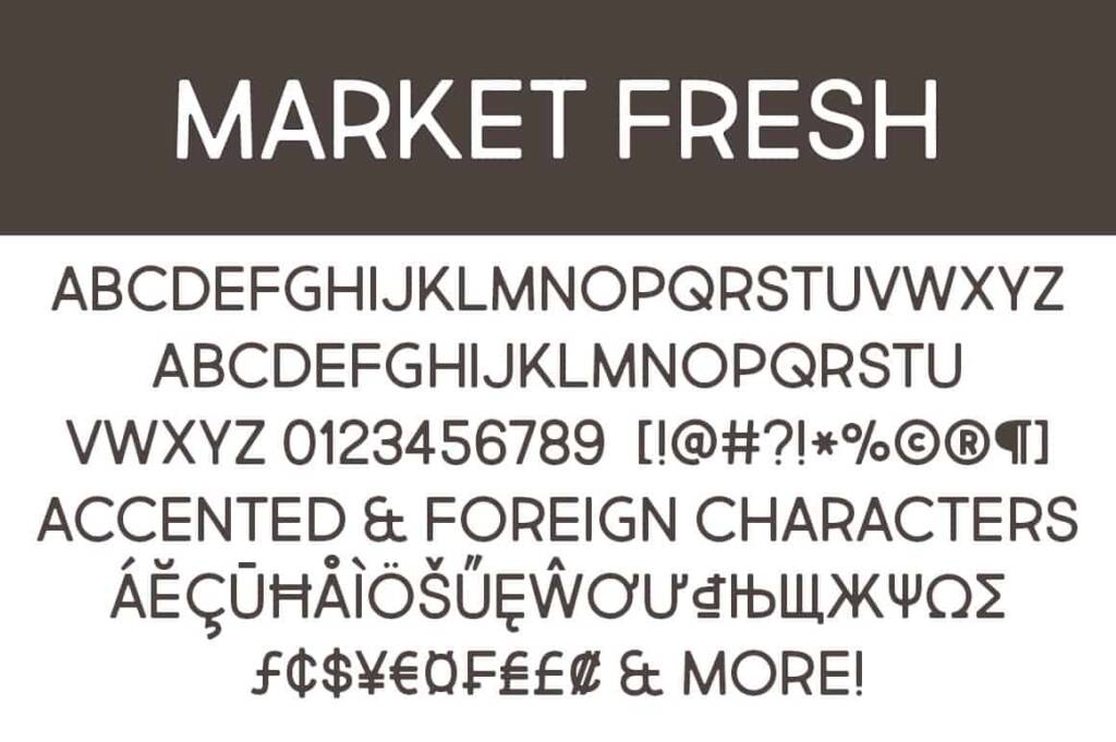 Market Fresh Font Family - By Brittney Murphy Design