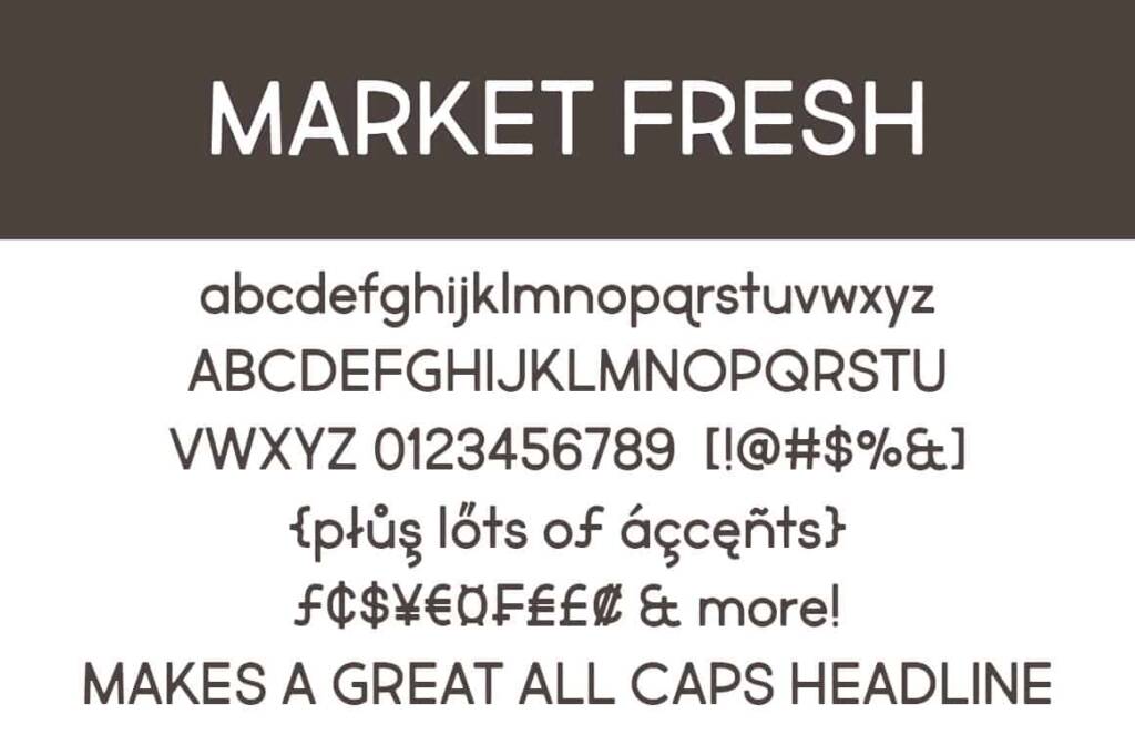 Market Fresh Font Family - By Brittney Murphy Design