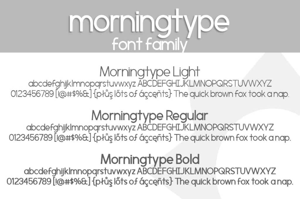 Morningtype Font Family - Brittney Murphy Design