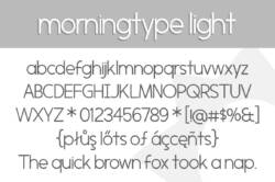 Morningtype Light Font - Brittney Murphy Design