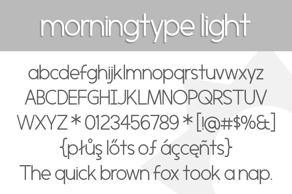 Morningtype Light Font - Brittney Murphy Design