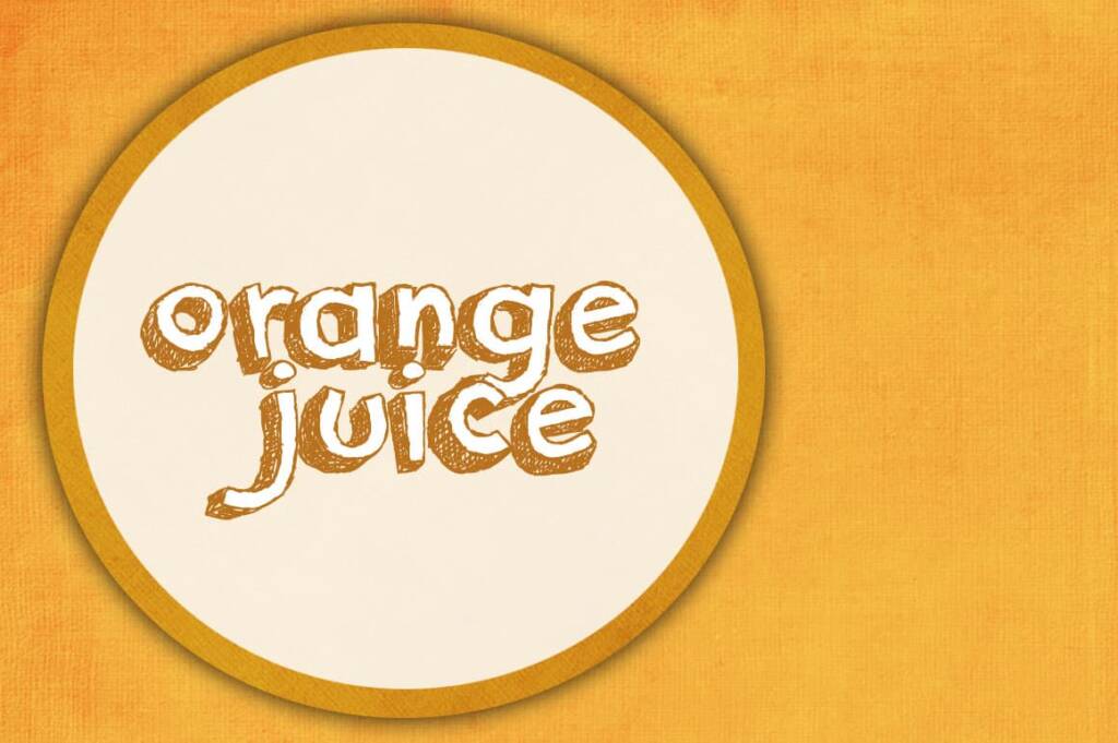 Orange Juice Font - Brittney Murphy Design