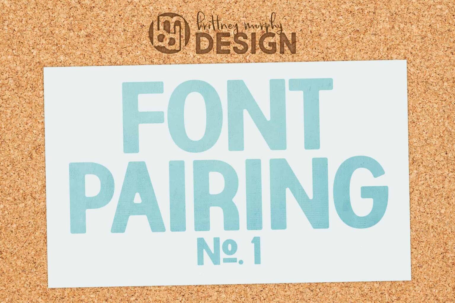 Font Pairing Guide: 5 Quick Examples of Pairing Script and Standard ...