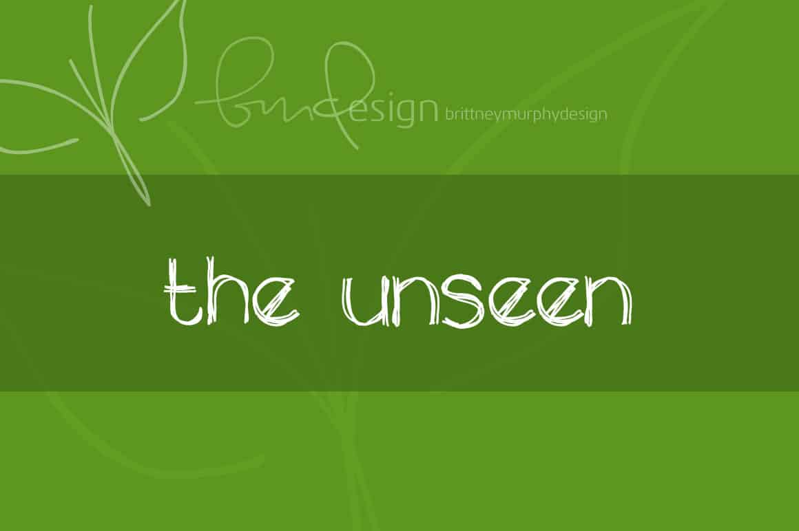 The Unseen Font - Brittney Murphy Design