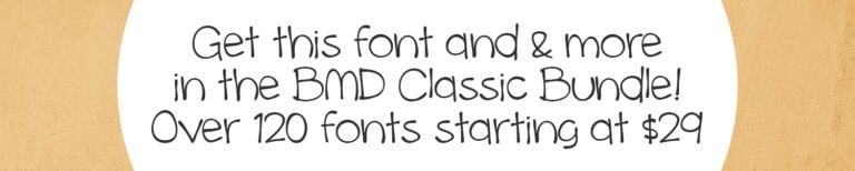 Small Town Skyline Font - Brittney Murphy Design
