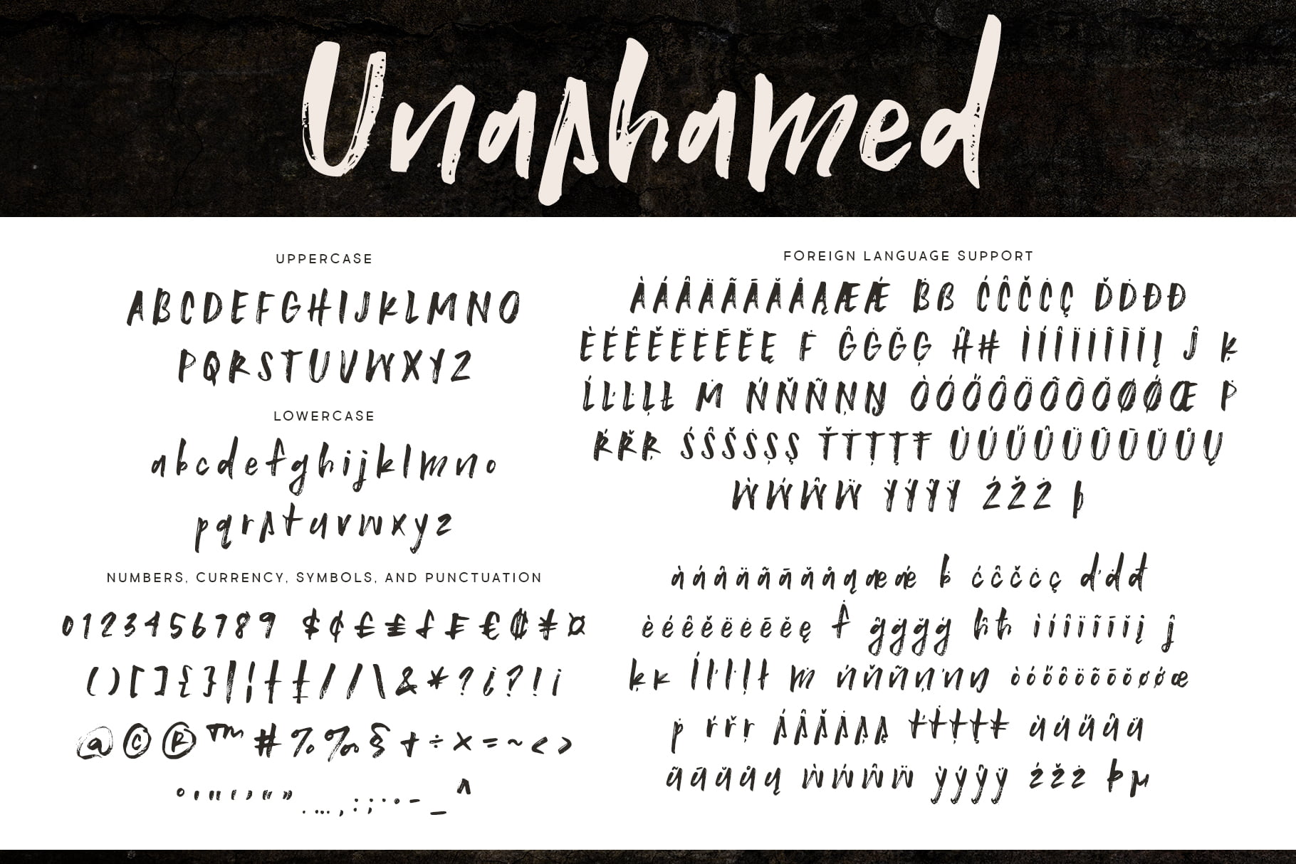 Unashamed Font - Brittney Murphy Design