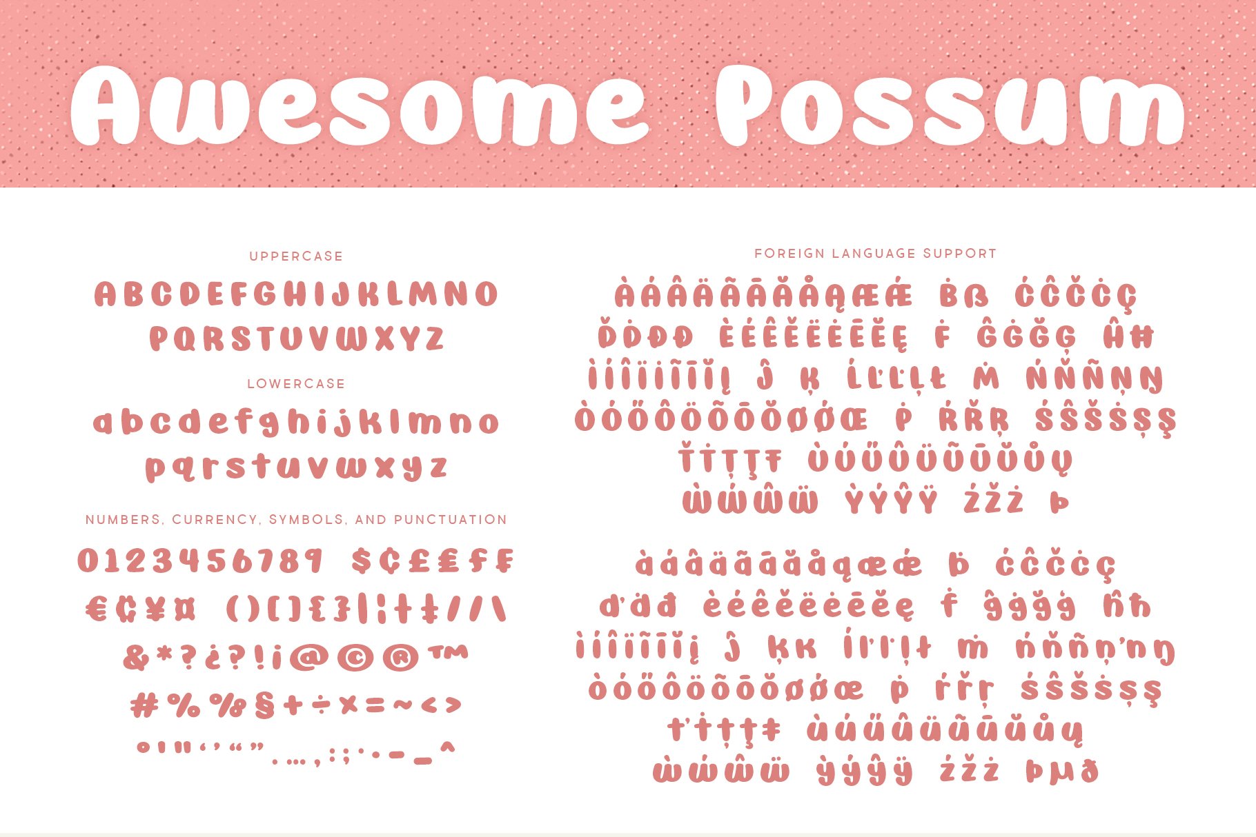 Awesome Possum Font - Brittney Murphy Design