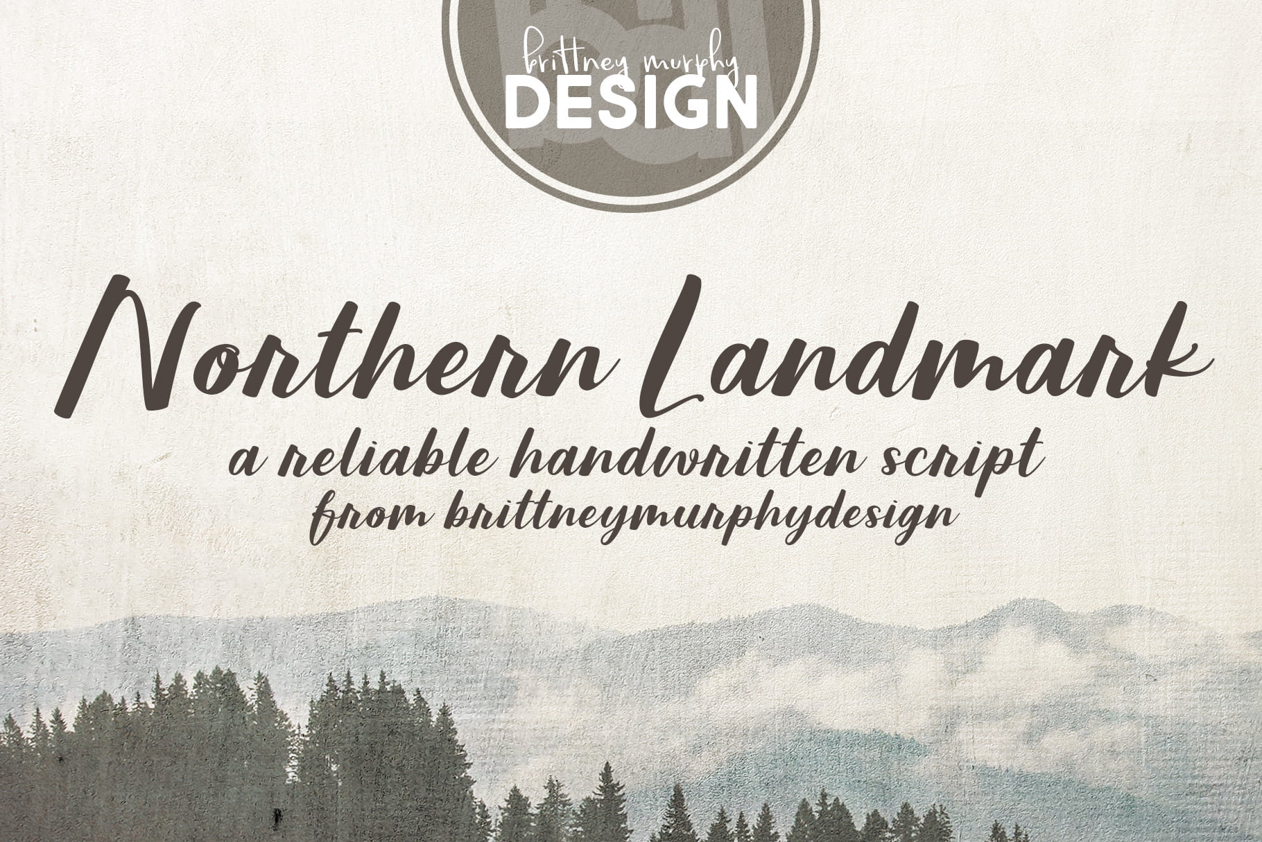 Northern Landmark Font - Brittney Murphy Design