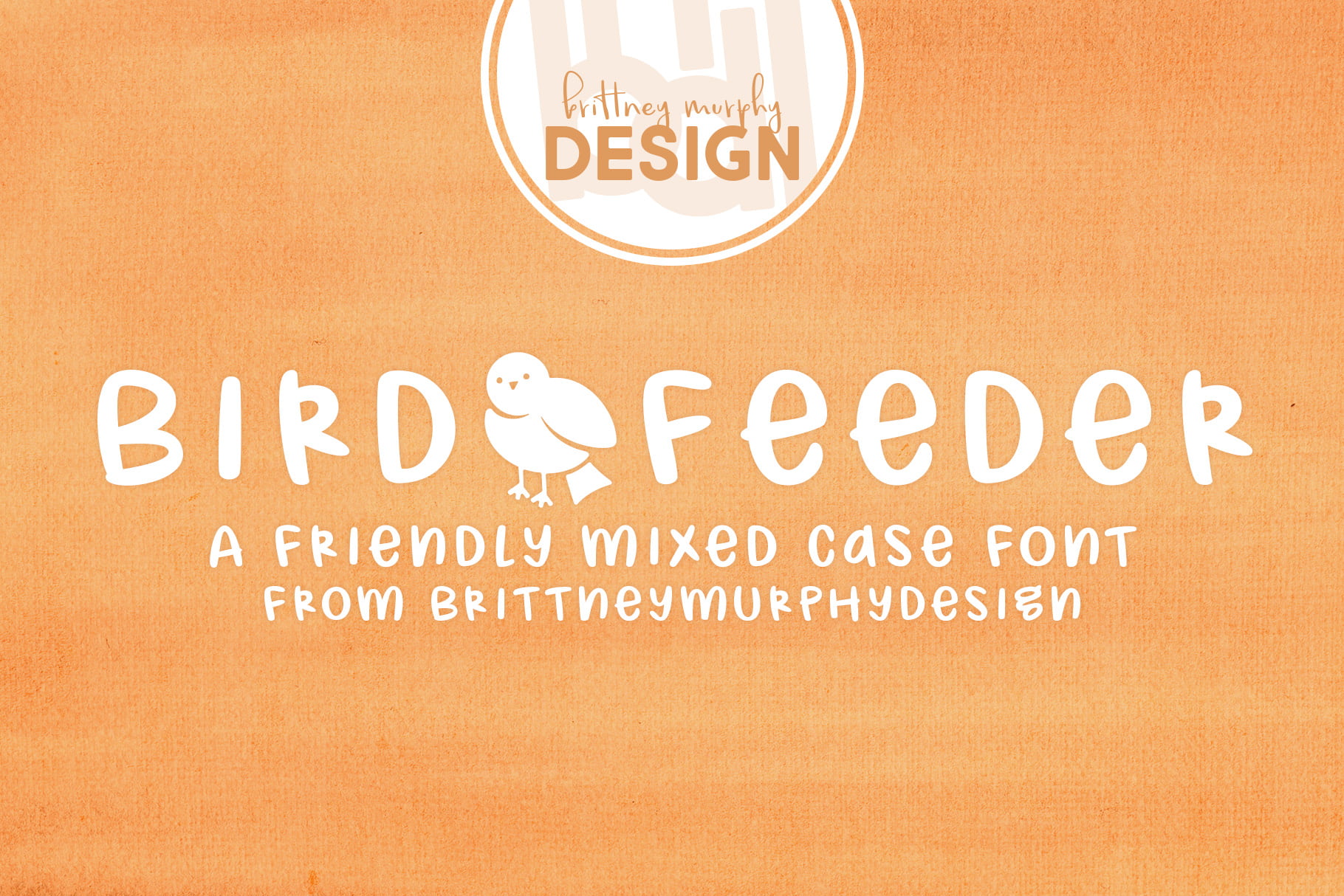 Bird Feeder Font - Brittney Murphy Design