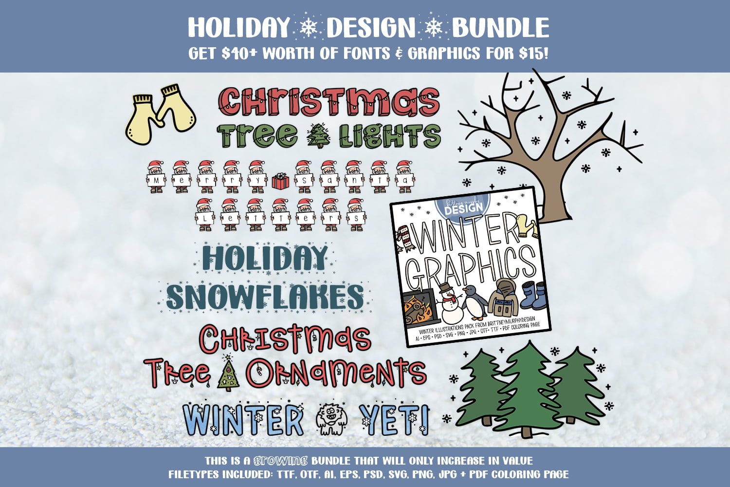 Holiday Design Bundle - Brittney Murphy Design