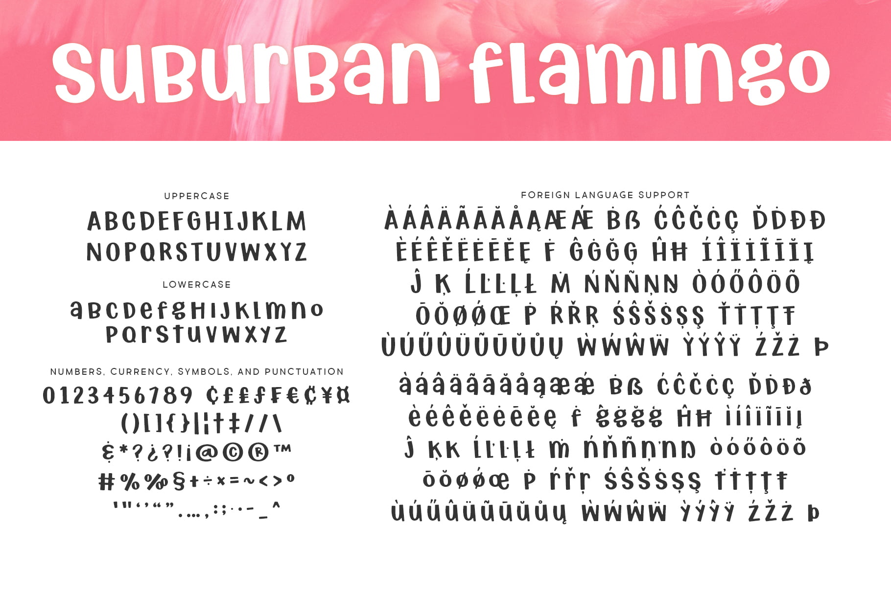 Suburban Flamingo Font - Brittney Murphy Design