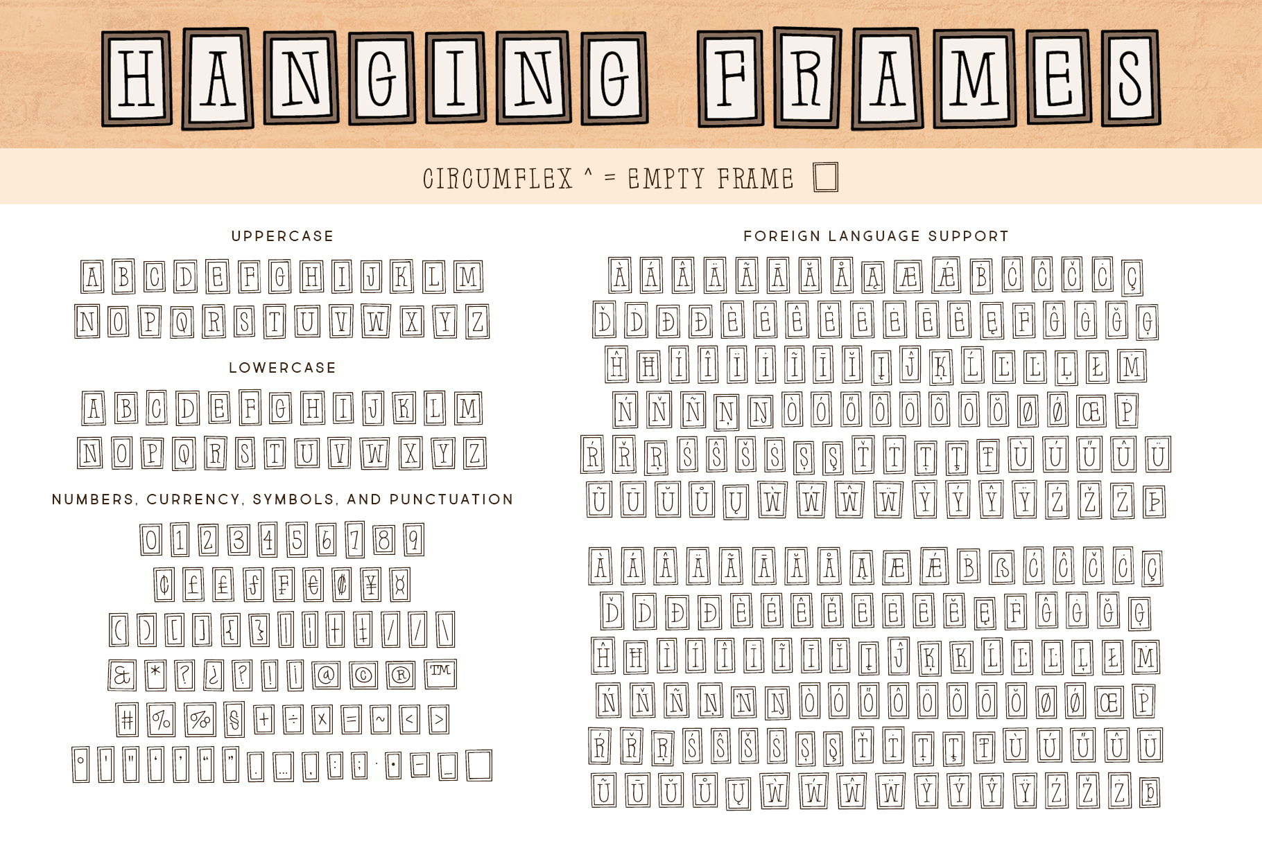 Hanging Frames Font Family - Brittney Murphy Design